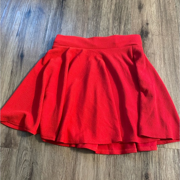 Urban Coco | Skirts | Red High Rise Skater Skirt | Poshmark